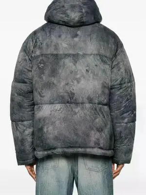 RETERNITY Retervity Hooded Puffer Jacket With All-over Pattern