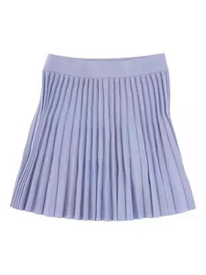 MRZ Pleated Skirt With Ribbed Waistband