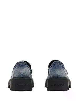Marc Jacobs Faded Denim Frankie Loafers