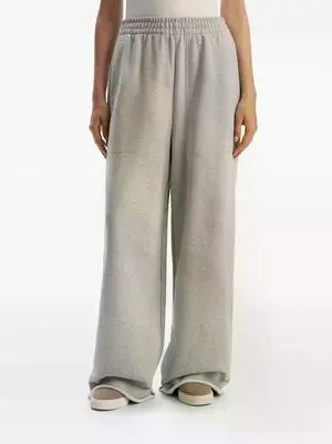 12 STOREEZ Elasticated Waist Track Pants - Grey