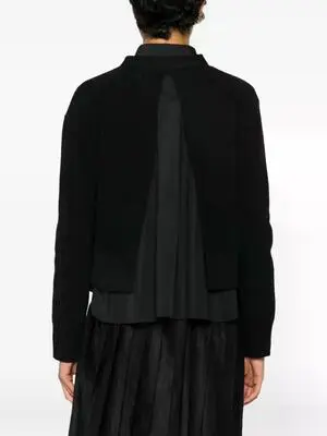 Sacai V-neck Button Pocket Knitwear