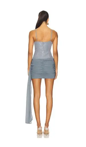 RUNAWAY THE LABEL Seanna Ruched Mini Dress