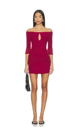 AMELIE TEJE Isla Dress - Red