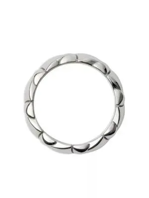 Burberry Sterling Shield Segment Ring - Silver