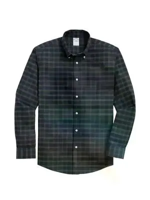 Brooks Brothers Plaid Button-down Collar Shirt