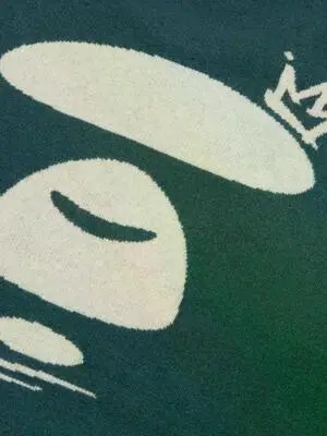 AAPE BY *A BATHING APE Crew Neck Sweater - Green