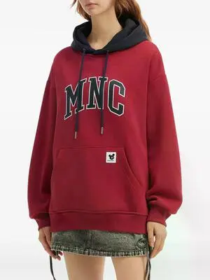 MINI CREAM Printed Logo Hoodie - Red