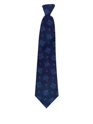 Polo Ralph Lauren Printed Linen Neck Tie - Blue