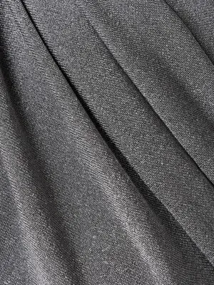 Khaite Coast One-shoulder Draped Lurex Dress - Silver