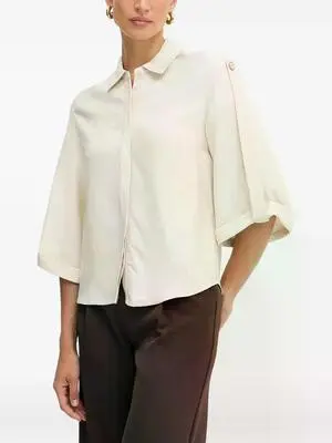 MARCIANO Cream Shirt With Turn-up Cuffs