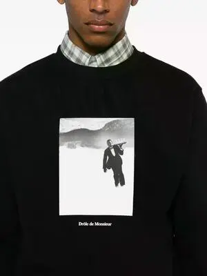 Drole De Monsieur Graphic Print Sweatshirt