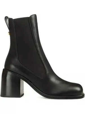 SERGIO ROSSI 80mm Avenue Block-heel Boots - Black