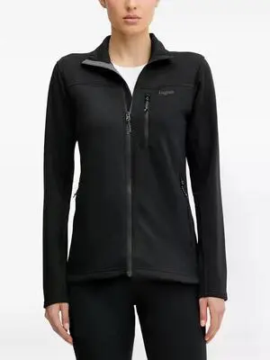 HAGLOFS Full Zip High Neck Sweatshirt - Black