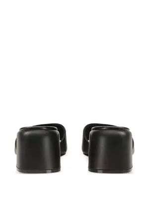 SERGIO ROSSI 55mm Logo-plaque Sandals