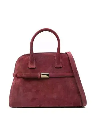 Orciani Aura Buckle Detail Shoulder Bag - Red