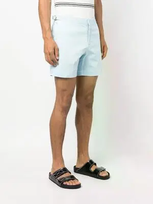 Orlebar Brown Mid-rise Cotton Shorts - Blue