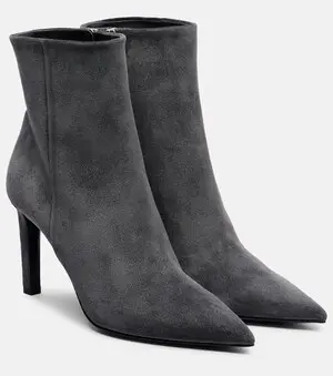 JIMMY CHOO Frankie 85 Suede Ankle Boots