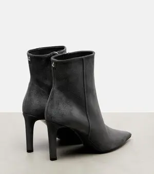 JIMMY CHOO Frankie 85 Suede Ankle Boots