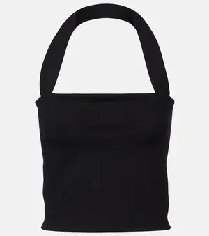 LESET Rio Halter Neck Cropped Top