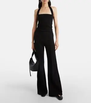LESET Rio Halter Neck Cropped Top