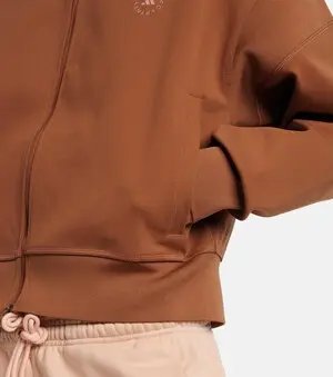 Adidas By Stella McCartney Logo Knitted Sweatshirt - Brown