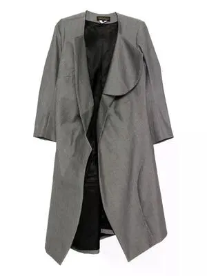 Comme Des Garçons Asymmetric Wool Coat - Grey