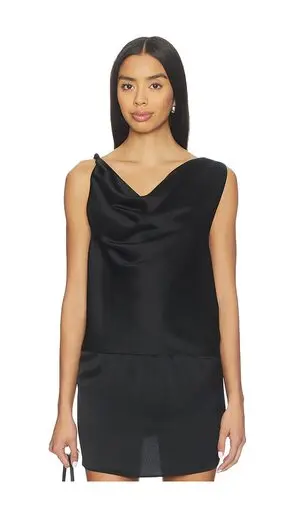LESET Barb Shell Top - Black