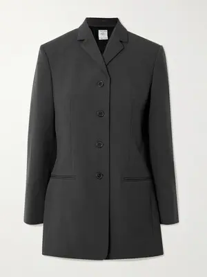 Calvin Klein Adrian Wool Blazer - Gray