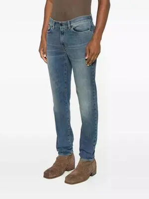 Blk Dnm Button-up Denim Trousers