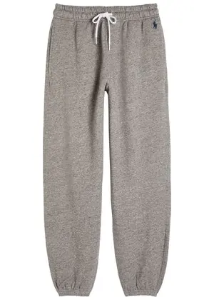 Polo Ralph Lauren Embroidered Cotton-blend Sweatpants