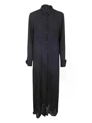 MARIA CALDERARA Buttoned Shirt Dress