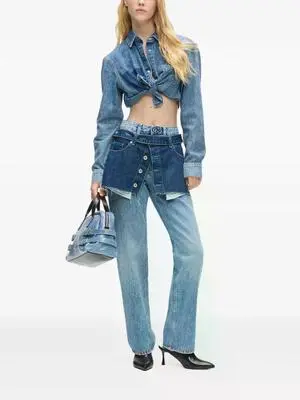 Karl Lagerfeld Boxy Denim Shirt - Blue