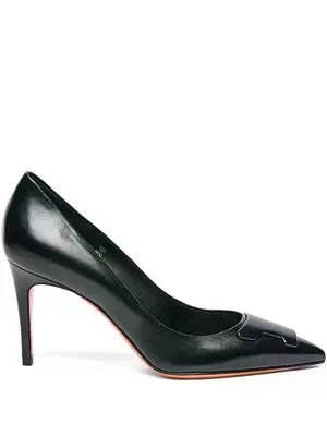 Santoni 85mm Sibille High-heeled Pumps - Black