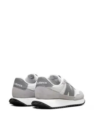 NEW BALANCE 237 Lace-up Suede And Nylon Sneakers - White