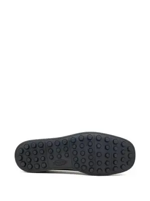 TOD'S Suede Loafers With Pebbled Sole