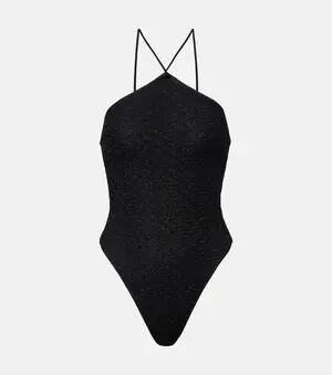 Missoni Zigzag Cutout Lame One-piece Swimsuit