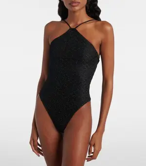 Missoni Zigzag Cutout Lame One-piece Swimsuit
