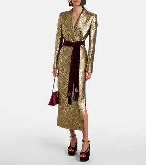 Etro Paisley Brocade Midi Skirt