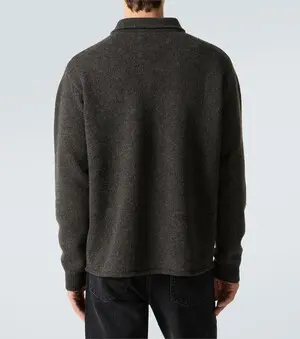 FRAME Wool Overshirt - Grey