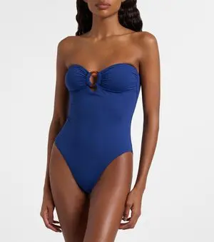 Melissa Odabash Barbuda One-piece Swimsuit - Blue