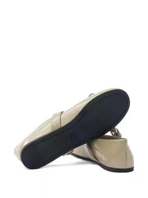 Miu Miu Buckled Ballet Flats