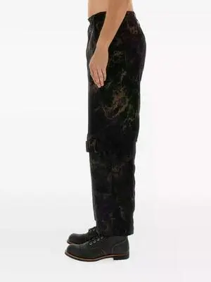 AIE Tie-dye Buckled Trousers