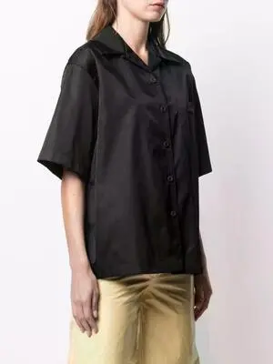 Prada Recycled Polyamide Camp Collar Shirt