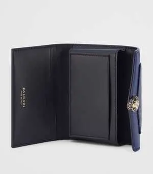 BVLGARI Karung Leather Serpenti Forever Card Holder