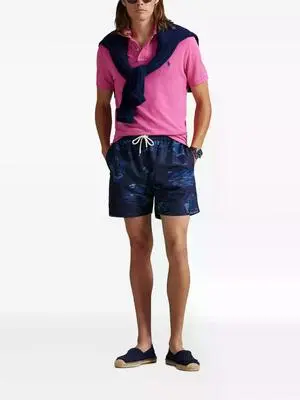 Polo Ralph Lauren Printed Swim Shorts - Blue