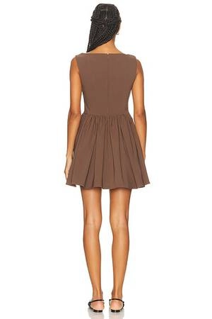 Lpa Giovanna Mini Dress - Brown