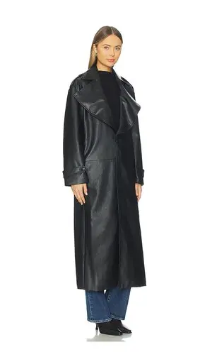 Bardot Reilia Faux Leather Coat