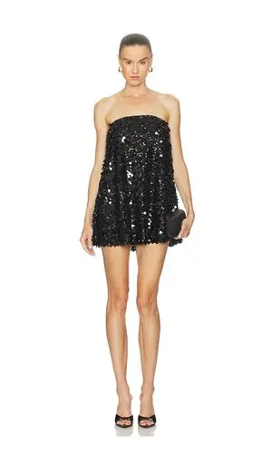 MORE TO COME Fera Mini Dress - Black