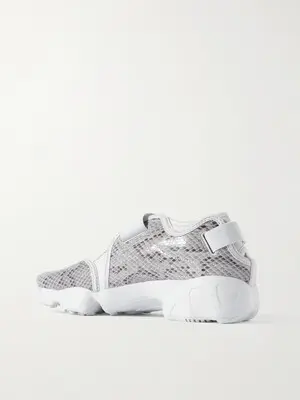 Nike Rift Snake-effect Leather Split-toe Sneakers - Gray