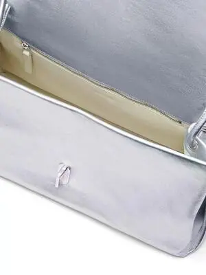 Marc Jacobs Large Metallic Dual Shoulder Bag - Silver